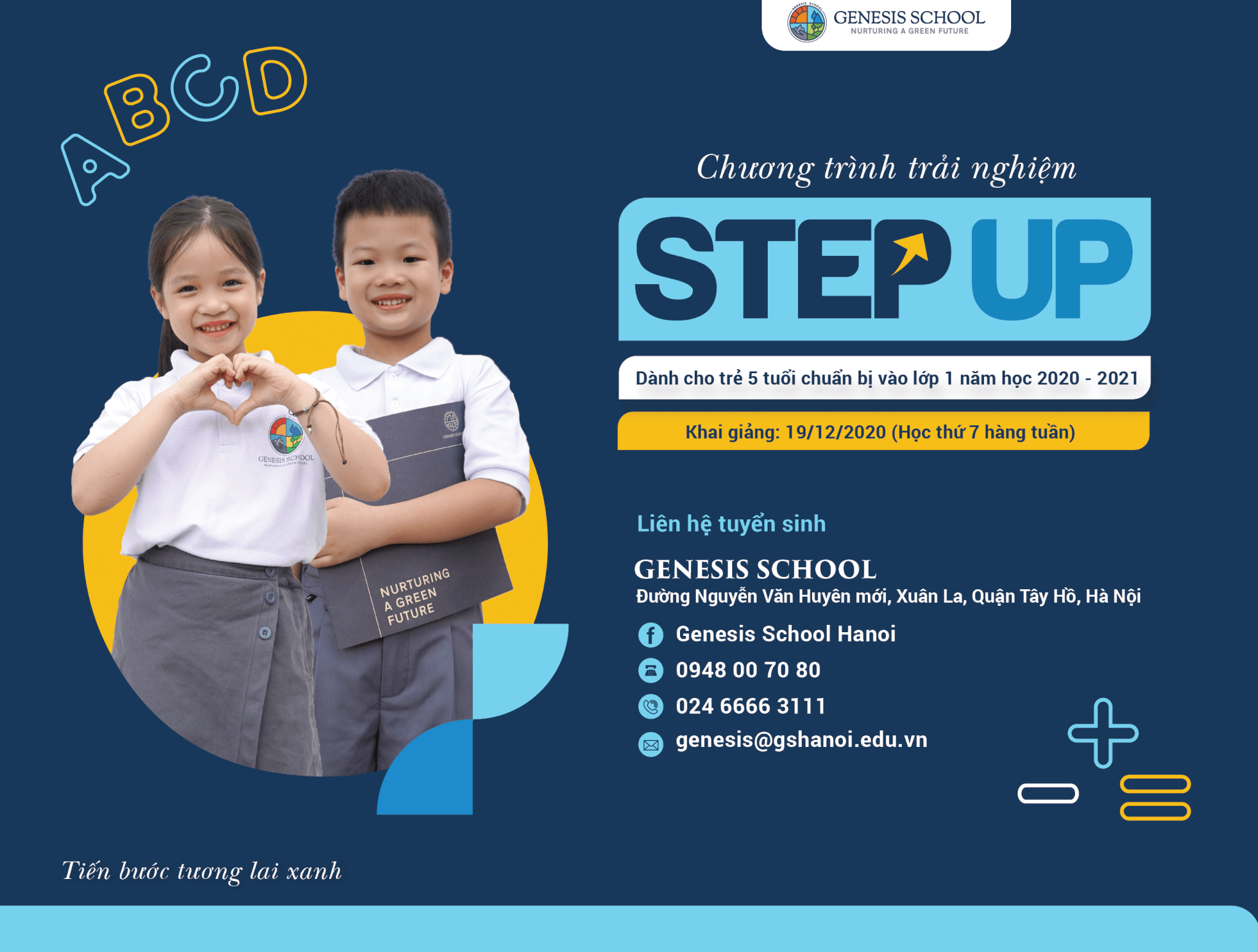 Trường Tiểu học Genesis tuyển sinh CLB Step Up — CH Group